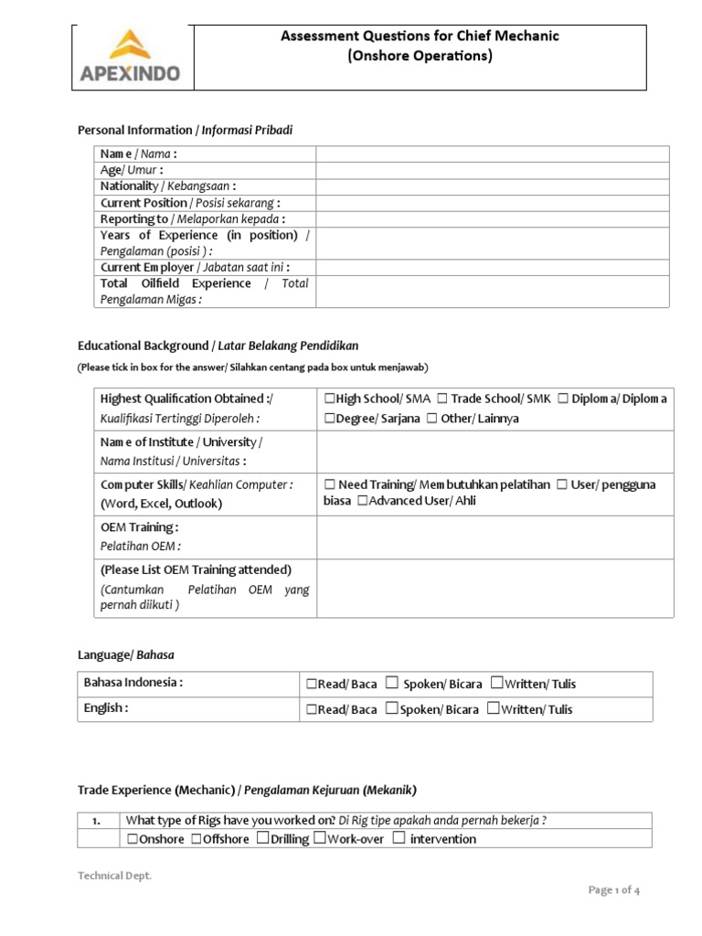 Assessment Questions For CM | PDF