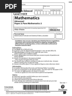 IAL Edexcel Maths Formula Booklet | PDF