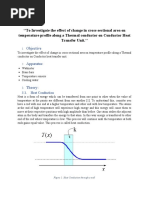 Heat Transfer Lab Report | PDF | Thermal Conduction | Heat Transfer