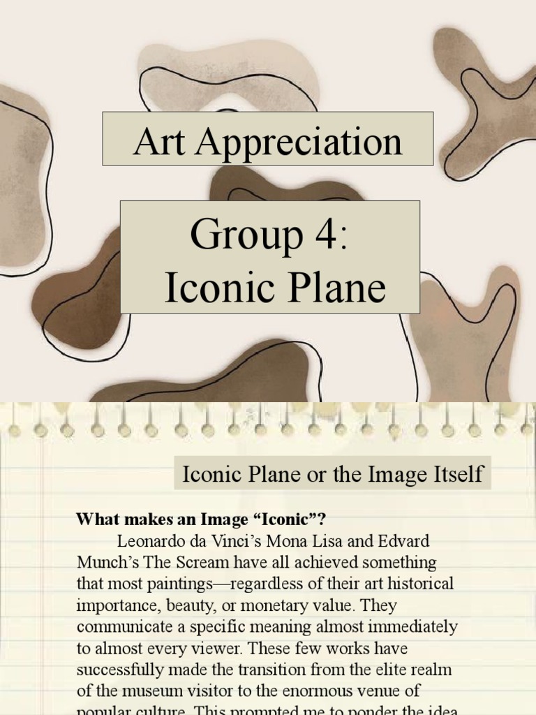Art Appreciation: Group 4: Iconic Plane | PDF | Representation (Arts ...