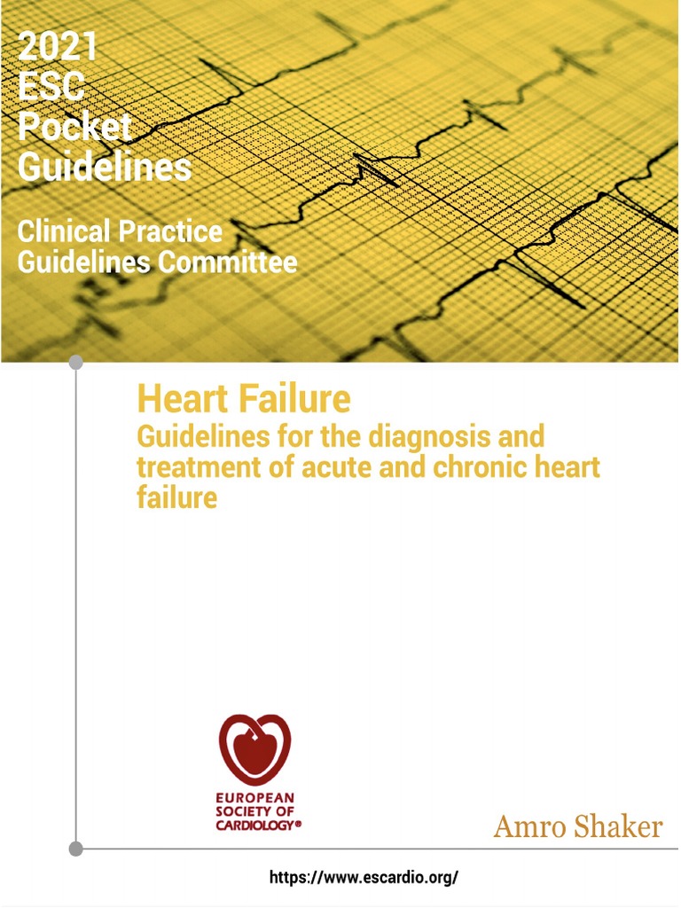HF 2021. Esc Pocket Guidelines | PDF | Heart Failure | Myocardial ...