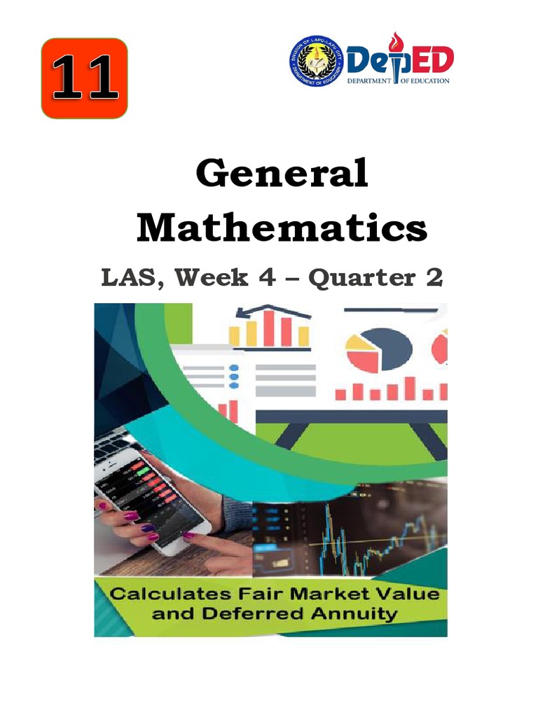 General Mathematics: LAS, Week 4 - Quarter 2 | PDF | Present Value ...