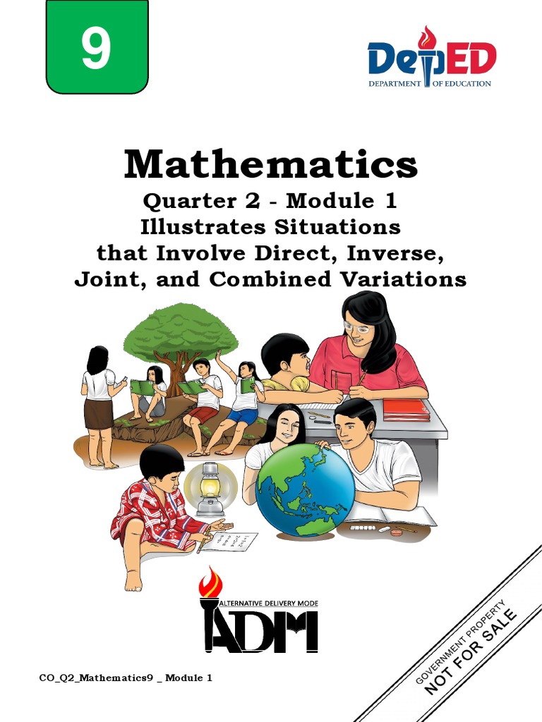 Mathematics: Quarter 2 - Module 1 Illustrates Situations That Involve ...
