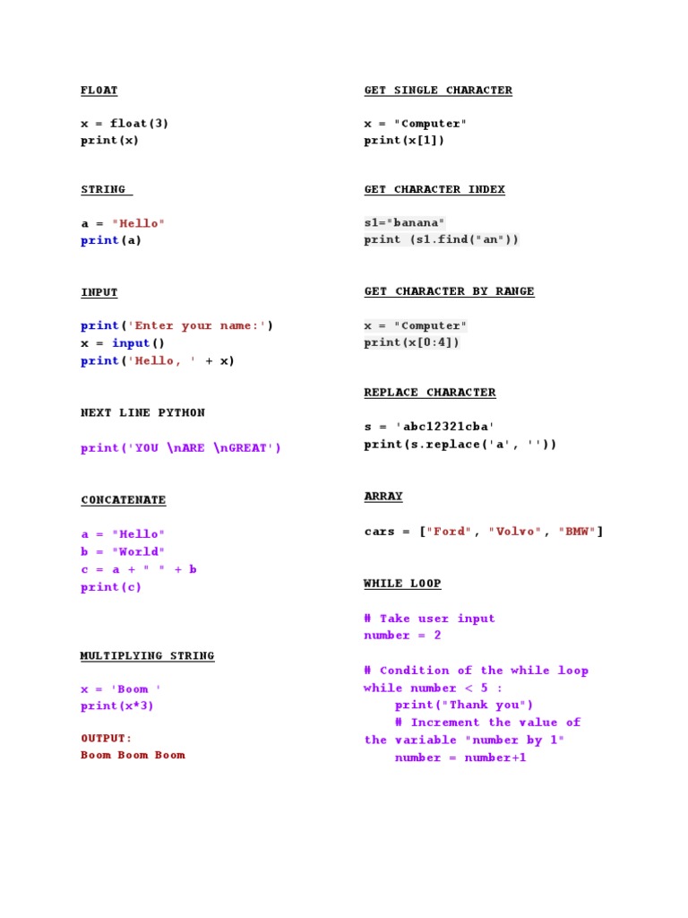 Python Reviewer | PDF | Array Data Type | Software Engineering
