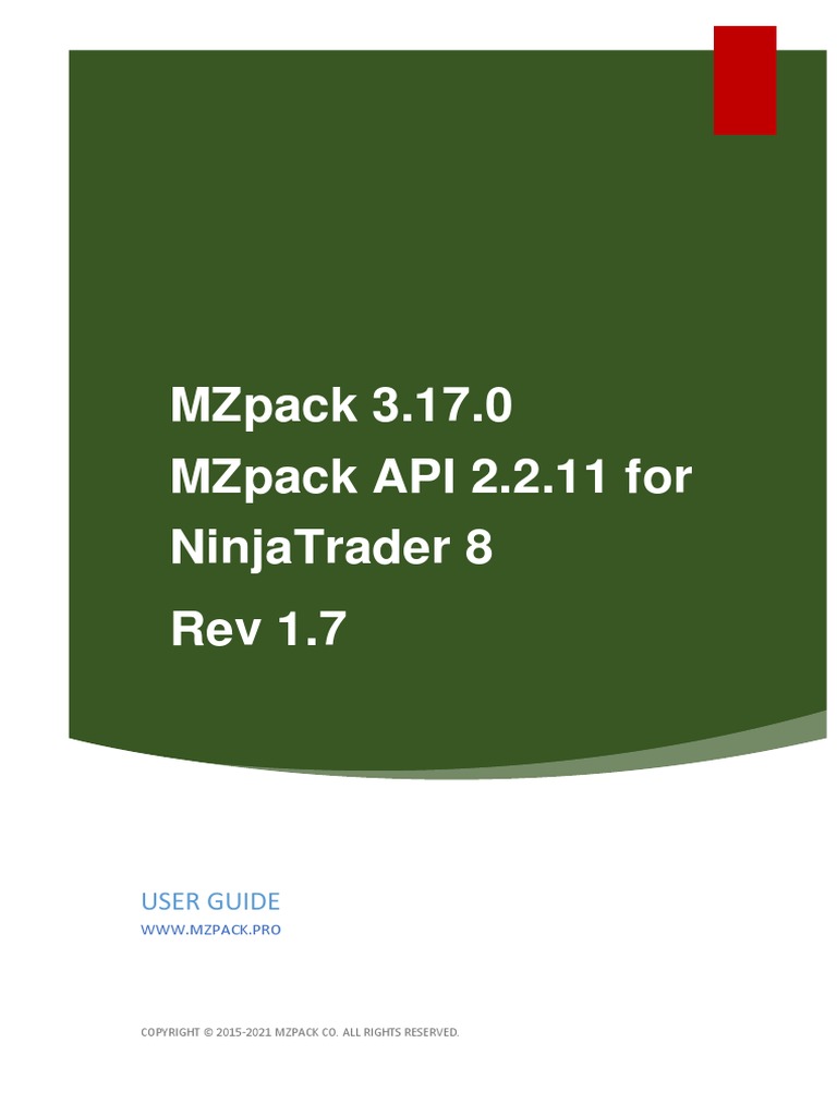 Mzpack 3 User Guide (En) | PDF | Order (Exchange) | Day Trading