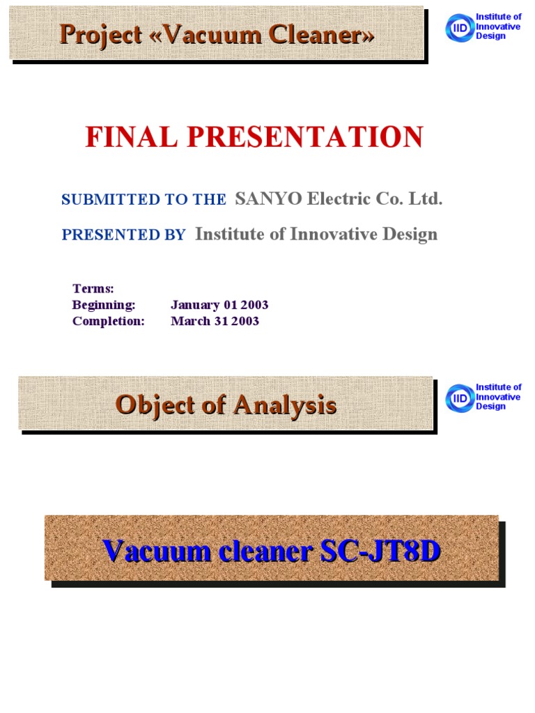 Project Vacuum Cleaner Project Vacuum Cleaner | PDF | Electric Motor ...