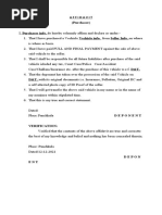 Bayana Agreement and Receipt Format | PDF