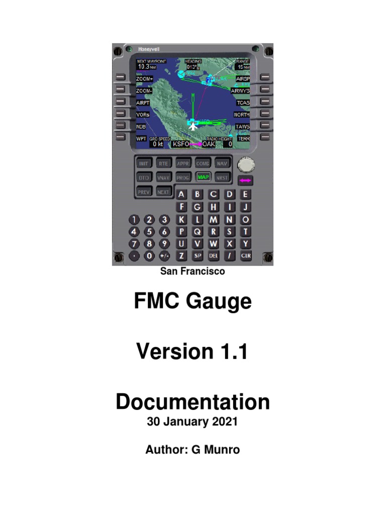 FMC Gauge Installation and Documentation V1.1 | PDF | Aircraft | Aerospace