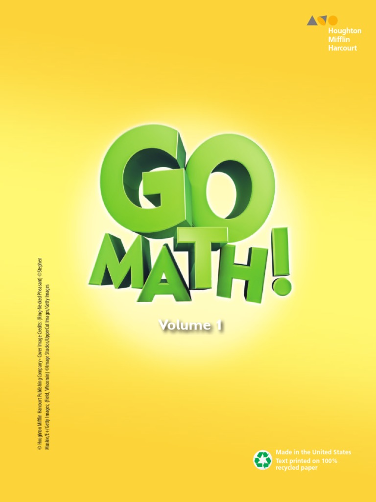 Gr5 National Go Math 2016 Student Edition Volume 1 | PDF ...
