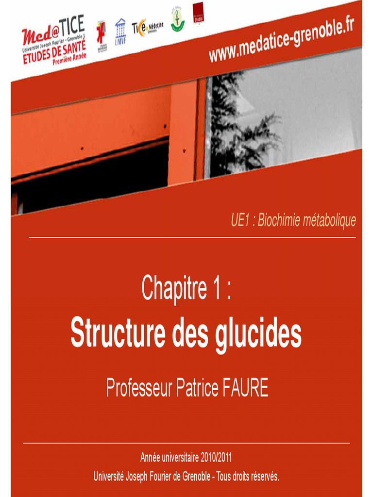 Glucides Grenoble | PDF | Glucide | Glucose