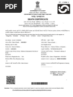 Pakistan Death Certificate | PDF