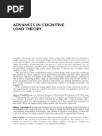 John Sweller - Cognitive Load Theory | PDF | Experiment | Learning