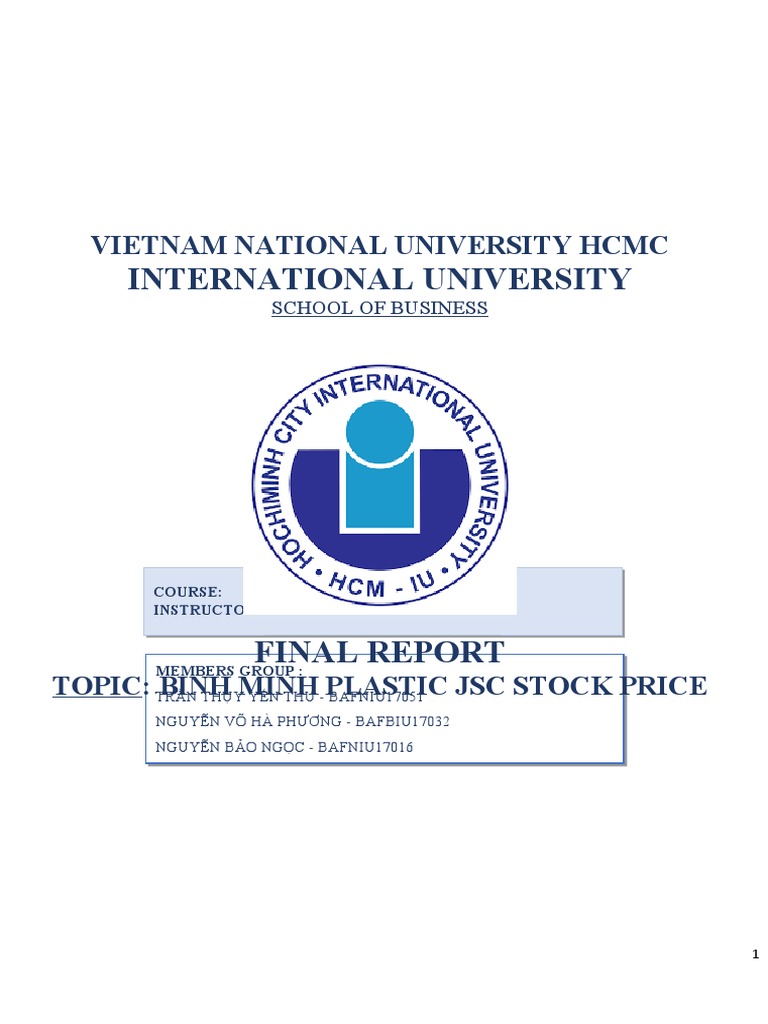 BMP Report Final | PDF | Discounted Cash Flow | Valuation (Finance)
