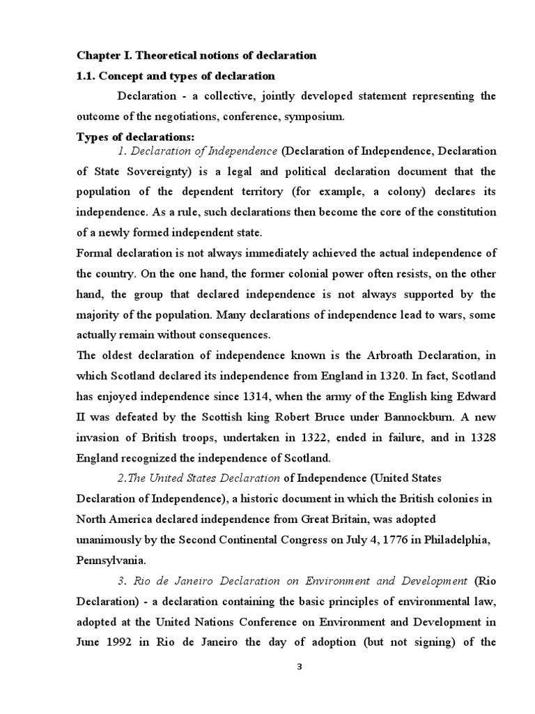 Declaration of Independence (Declaration of Independence, Declaration ...