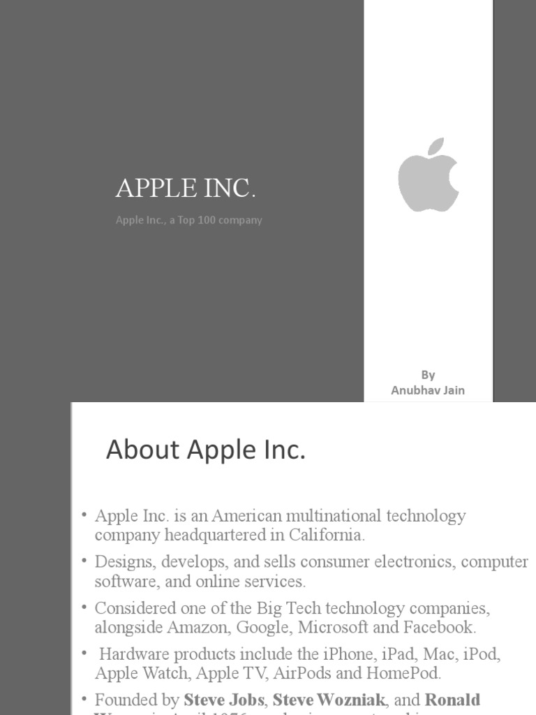 An In-Depth Analysis of Apple Inc.: From its Founding and Market ...