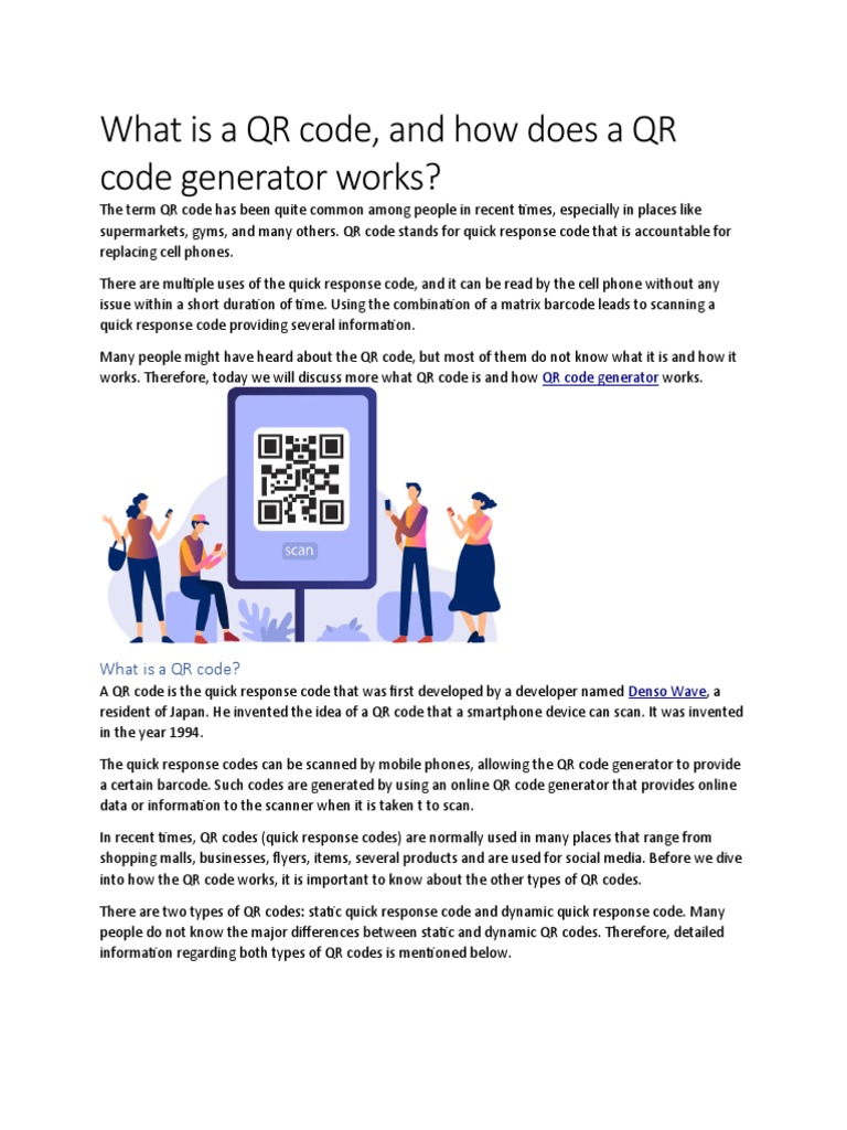 What Is A QR Code | PDF | Qr Code | Barcode