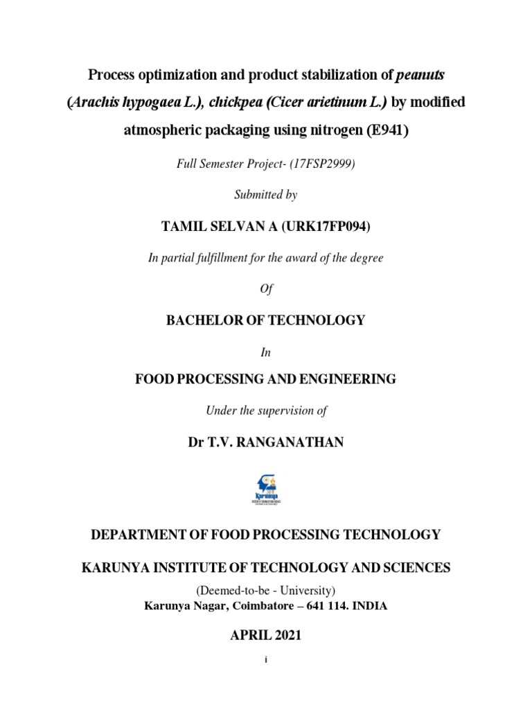 Project Report | Download Free PDF | Polyethylene | Chickpea