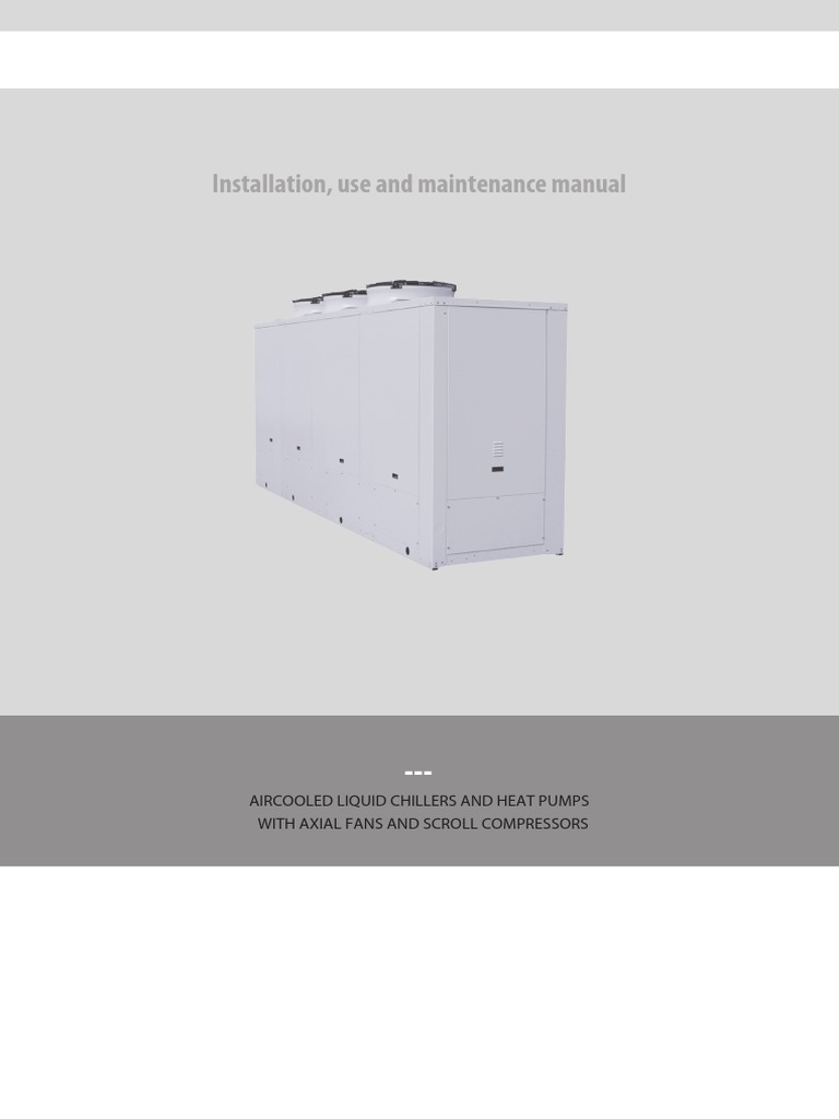 Clint Chiller User Manual & Maintenance Guide | PDF | Heat Pump | Water