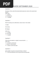 Chew National Exam Past Questions | PDF | Health Care | Community