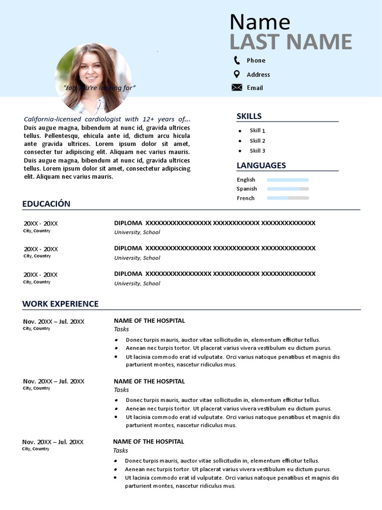 Resume CV Konobar | PDF