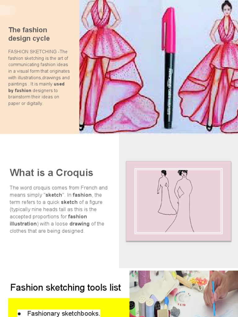 The Fashion Designing Process | PDF