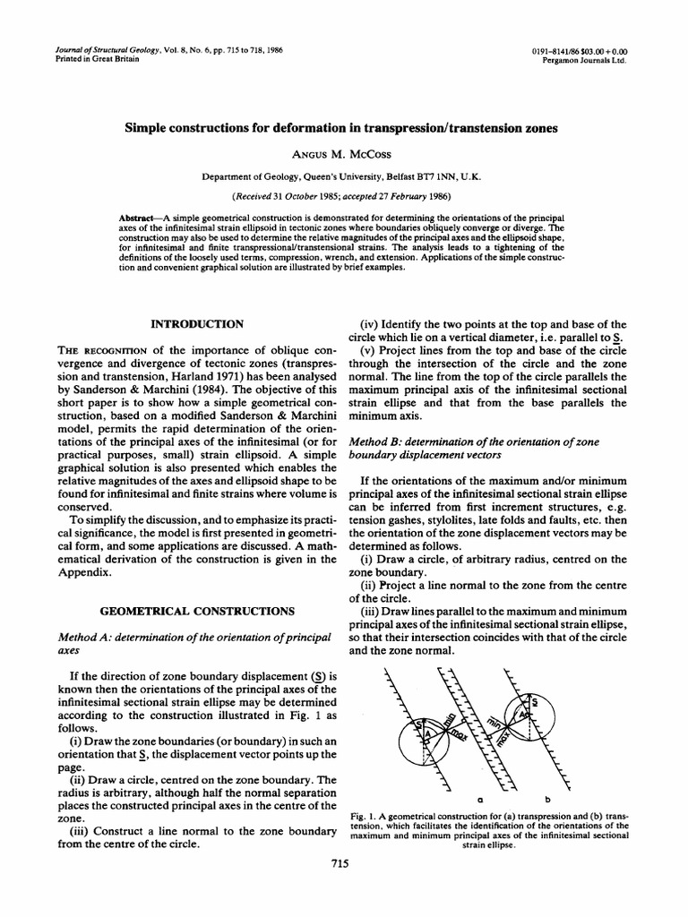 1986 - Simple Contructions For Deformation Transpression Transtension ...