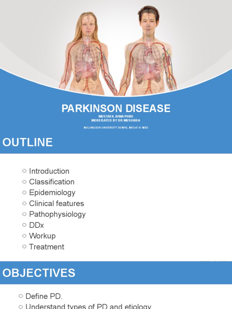 Parkinson Disease: Mustafa Juma Phiri Moderated by DR Musonda | PDF ...