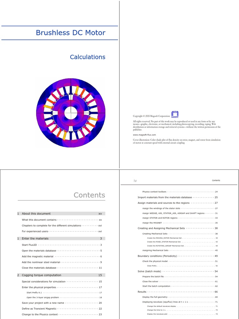 Tutorial Brushless DC Motor Calculations | PDF | Inducteur | Machine ...
