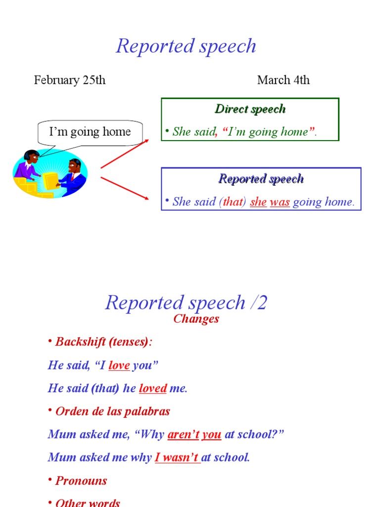 Reported Speech | PDF | Language Mechanics | Linguistic Morphology