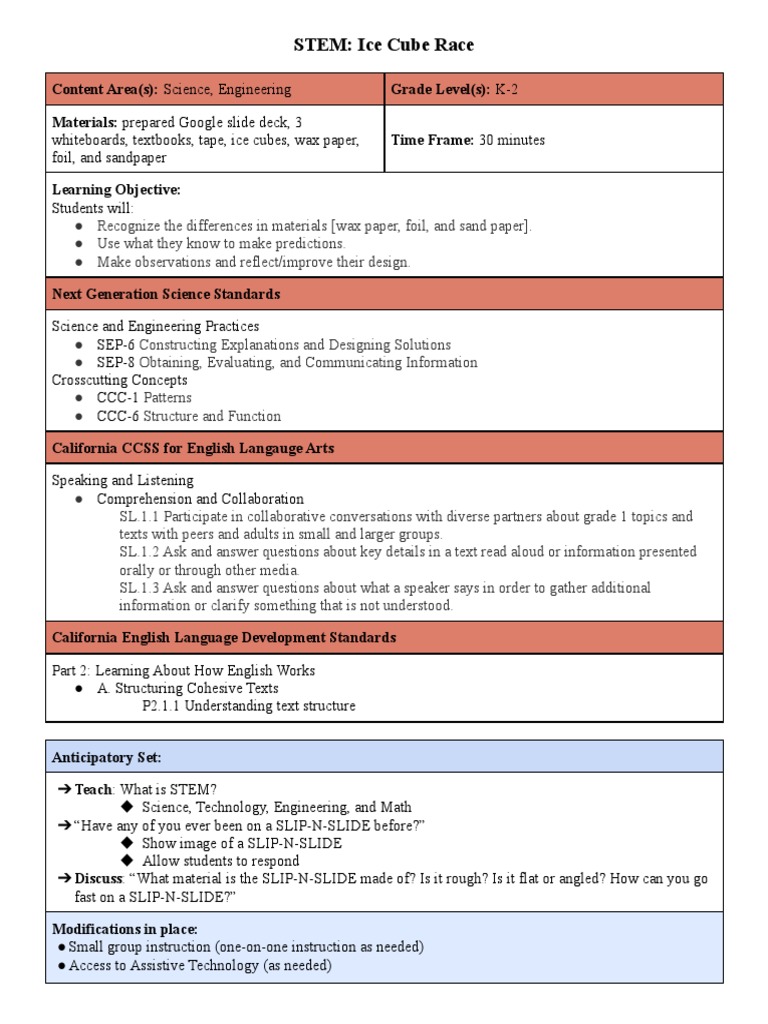 11 8 Stem Lesson 1 | PDF | Science, Technology, Engineering, And ...