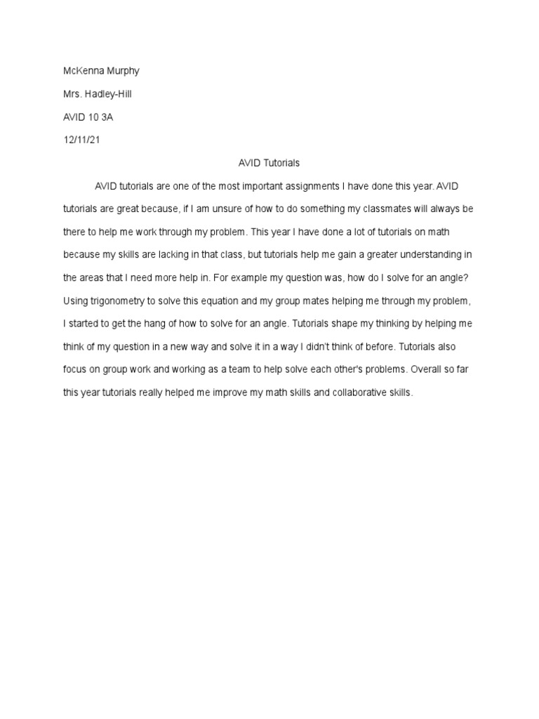 Avid Tutorials | PDF