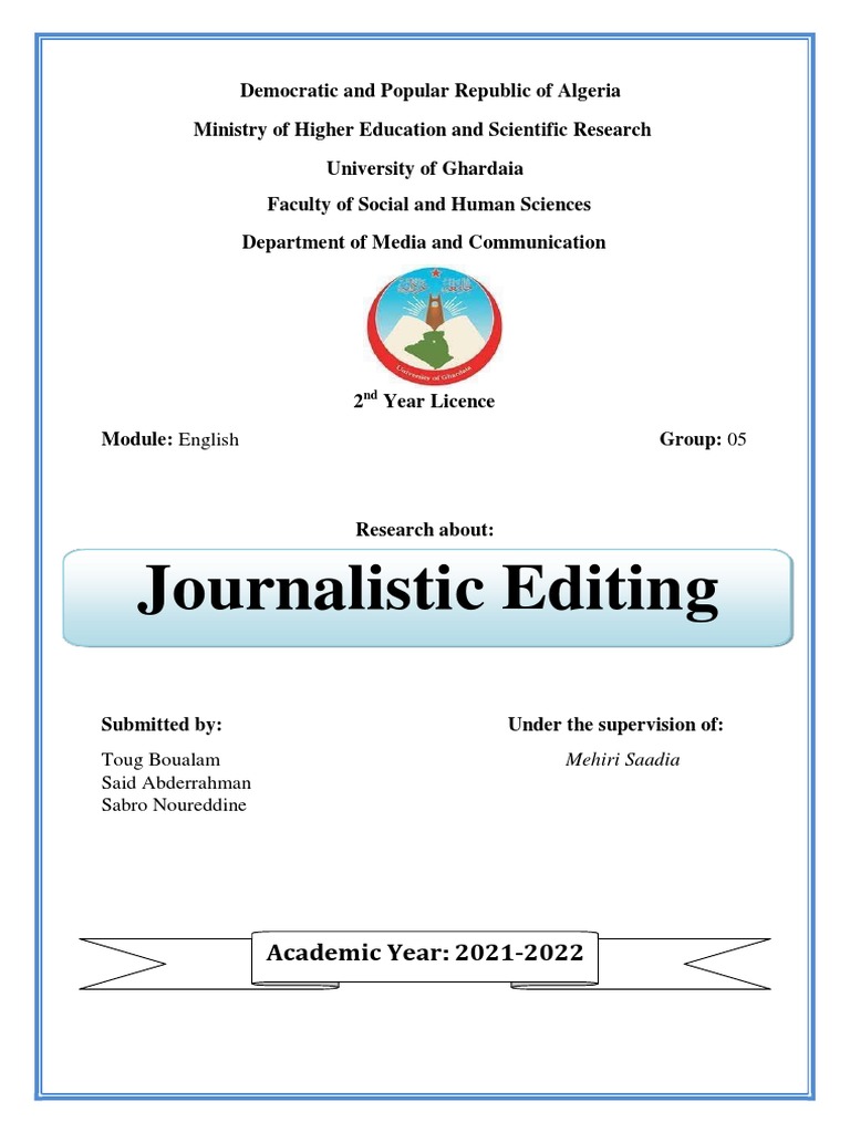 News Editing | PDF | Editing | Copy Editing