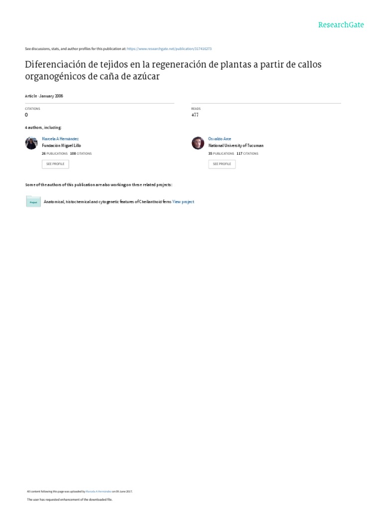 03 Differentiation of Tissues in The Regenerat | PDF | Biología Celular ...