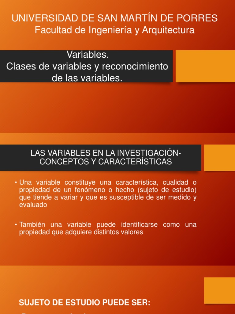 Clases de Variables y Reconocimiento | PDF | Science | Cognición