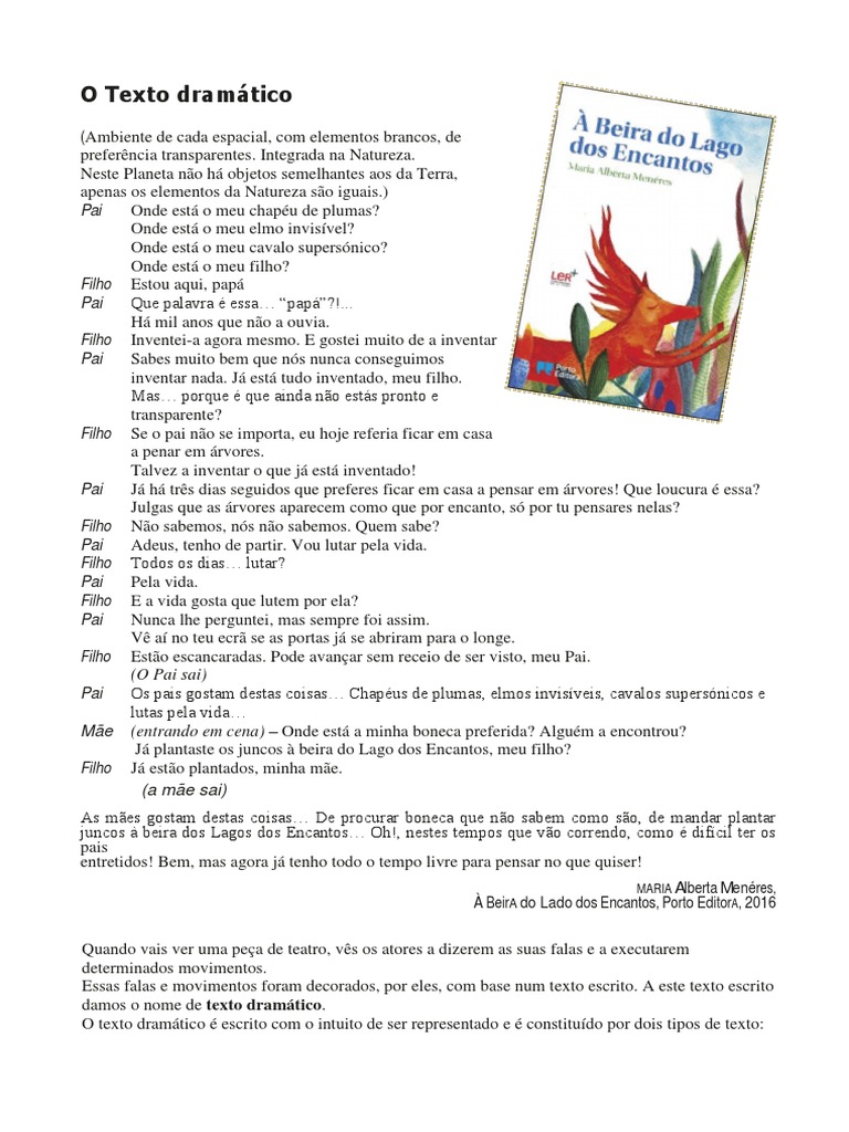 Texto Dramático | PDF | Teatro