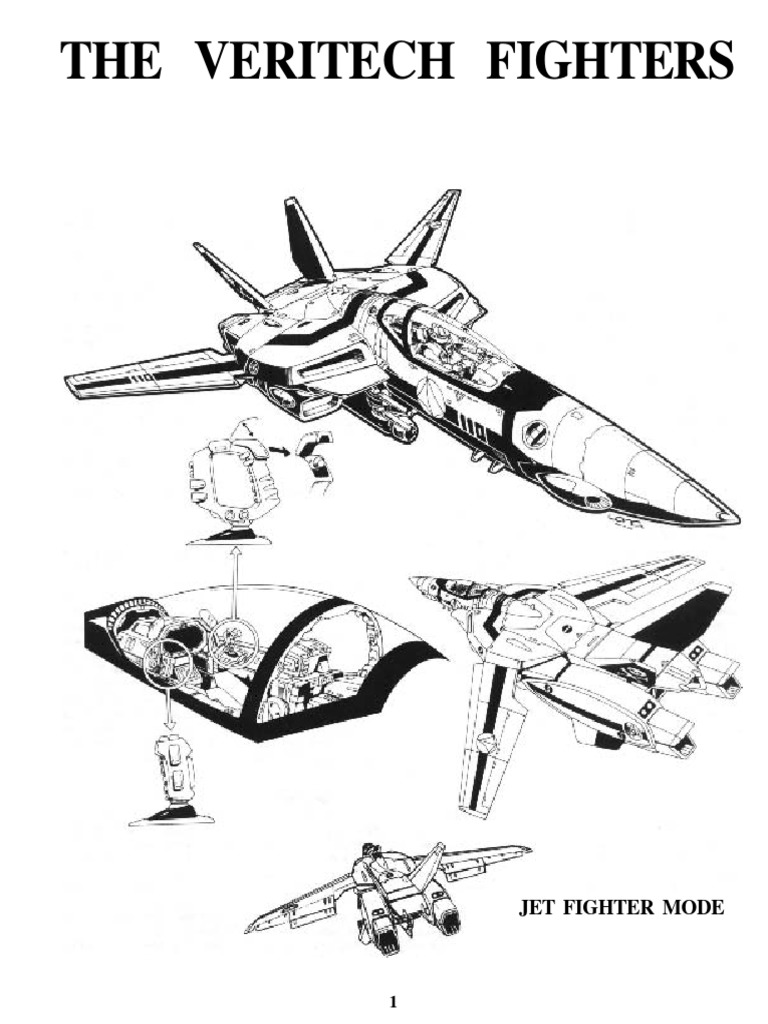 Robotech RPG Suplement Robotech Mechas | PDF | Fighter Aircraft | Missile