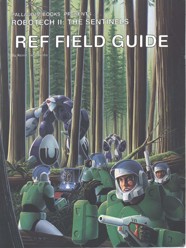 Robotech II RPG The Sentinels REF Field Guide | PDF