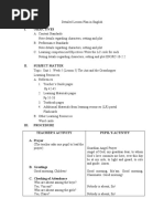Detailed Lesson Plan in English 3 | PDF | Lesson Plan