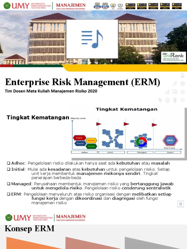 Enterprise Risk Management (ERM) : Tim Dosen Mata Kuliah Manajemen ...