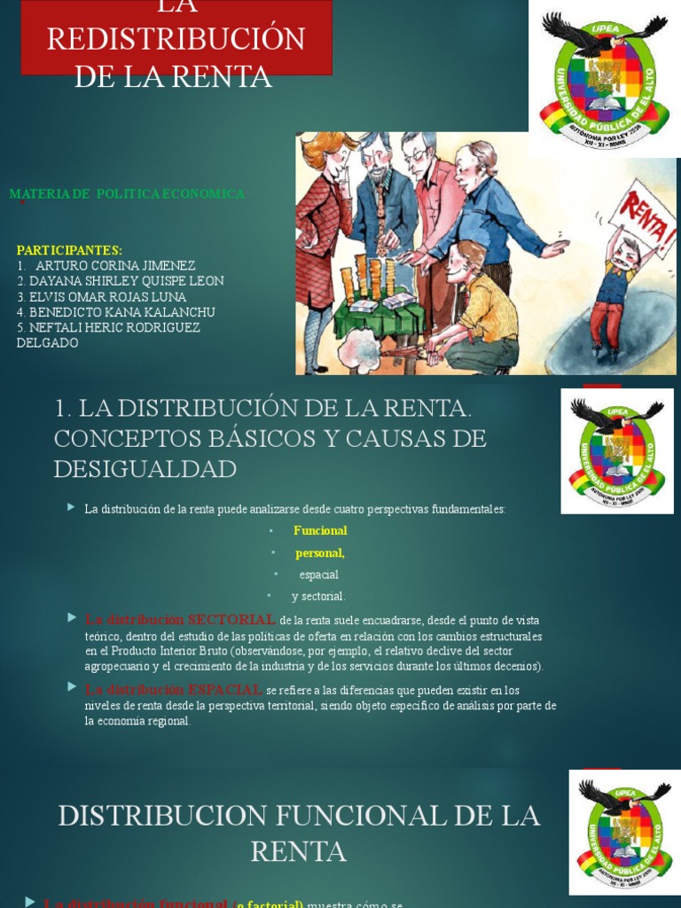 Análisis de la Redistribución de la Renta | PDF | Redistribución de ...