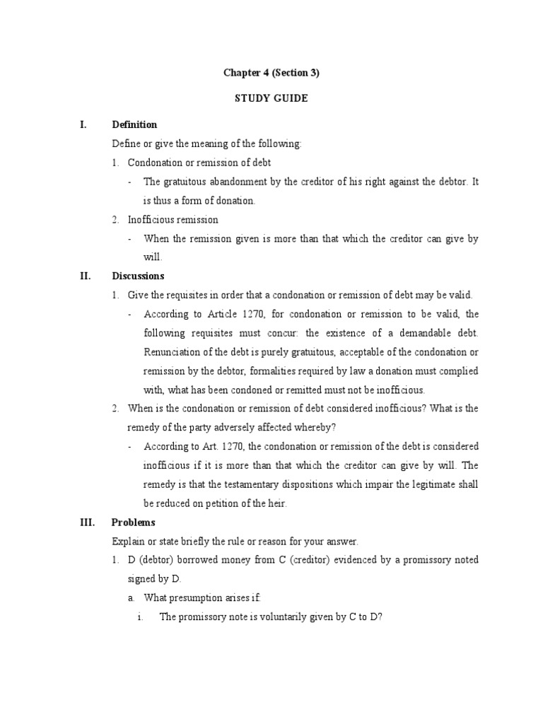 Chapter 4 (Section 3) Study Guide I | PDF | Guarantee | Government