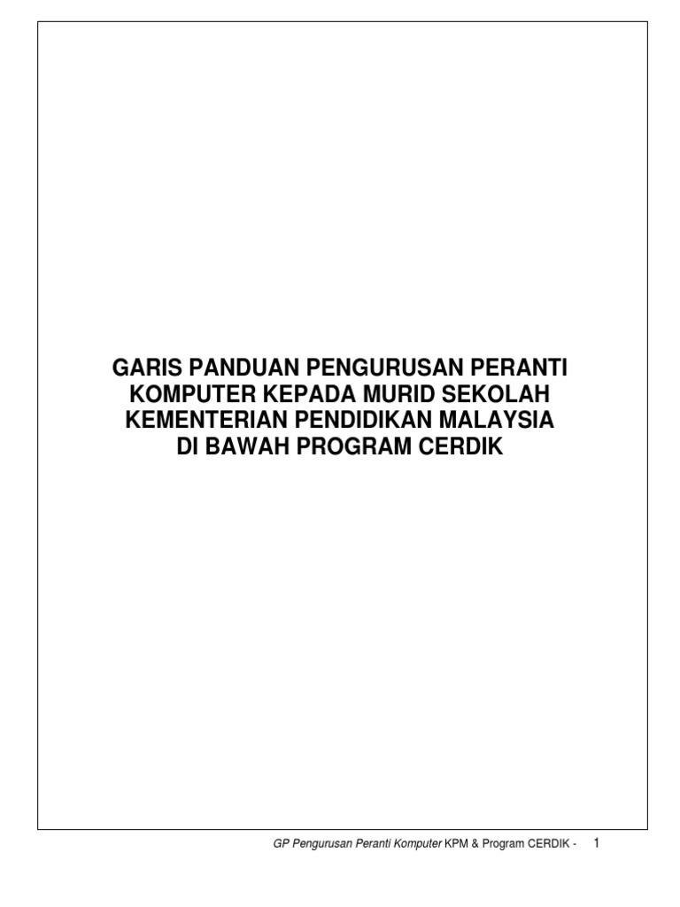 001 - BPSH - GP Pengurusan Peranti Murid KPM Program CERDIK - 22 Mac ...