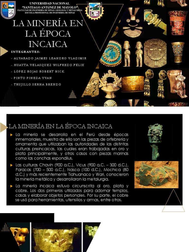 La Minería en La Época Incaica | PDF | Imperio Inca | Bronce