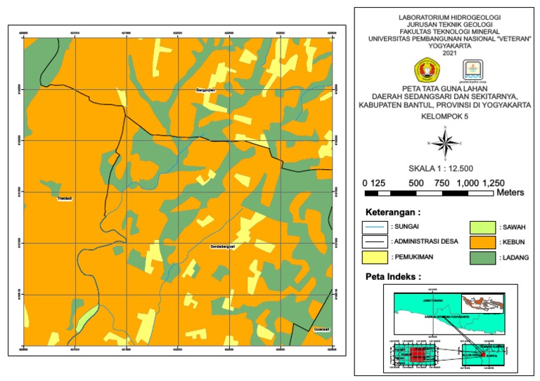 Peta Tata Guna Lahan Kelompok 5 | PDF