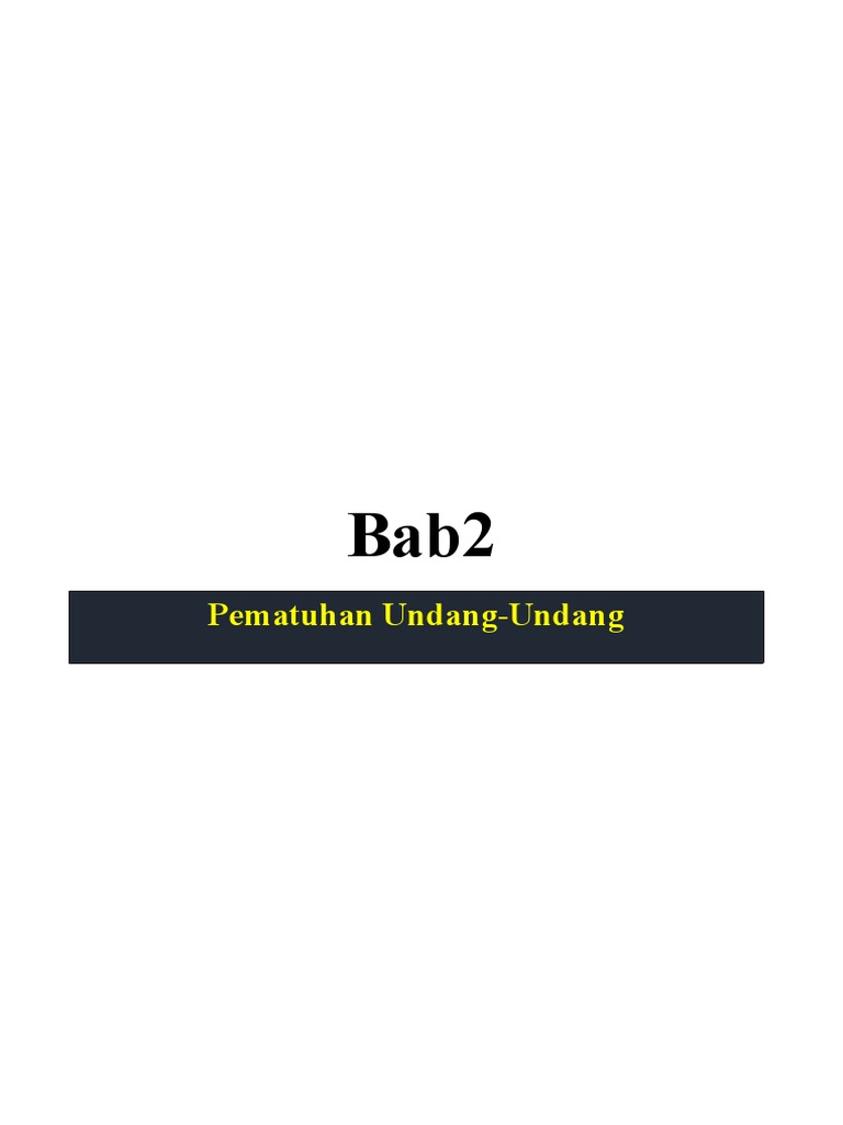 Pembentungan Malaysia - Pematuhan Undang-Undang | PDF | Griya & Taman ...