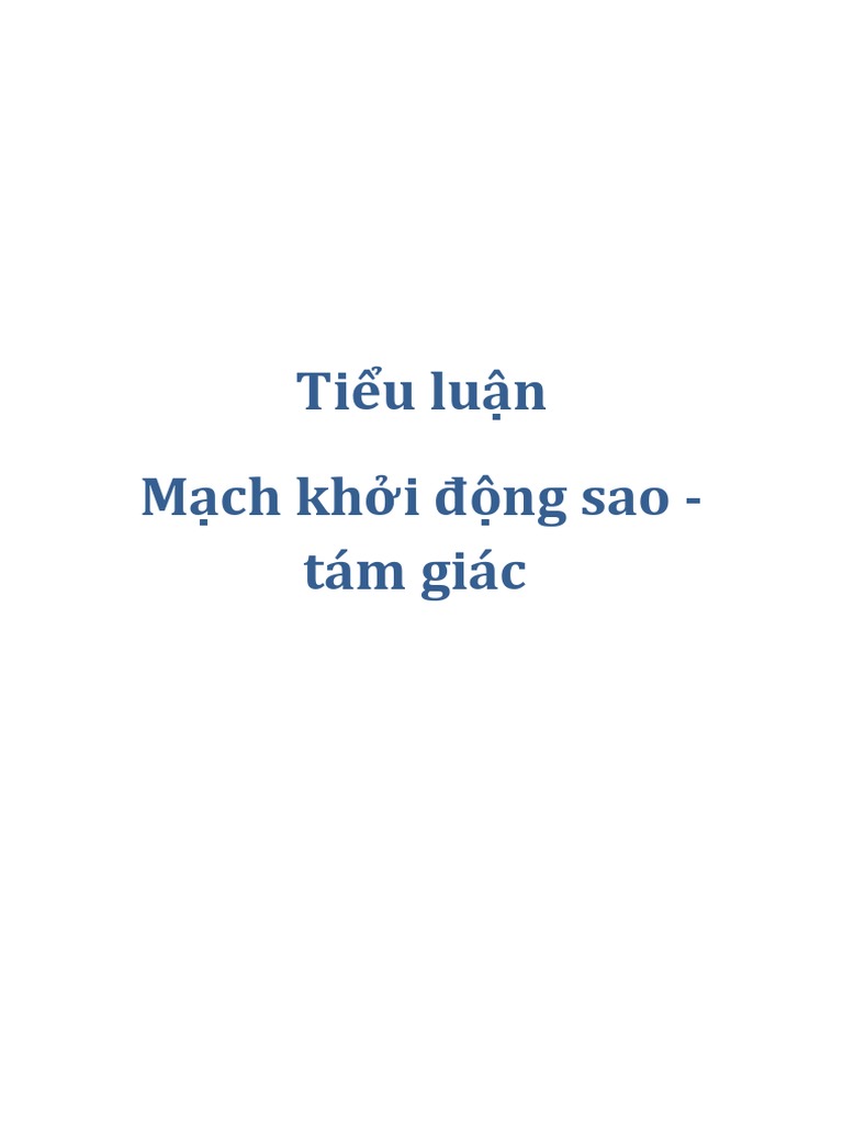 M CH KH I Đ NG Sao - Tám Giác | PDF