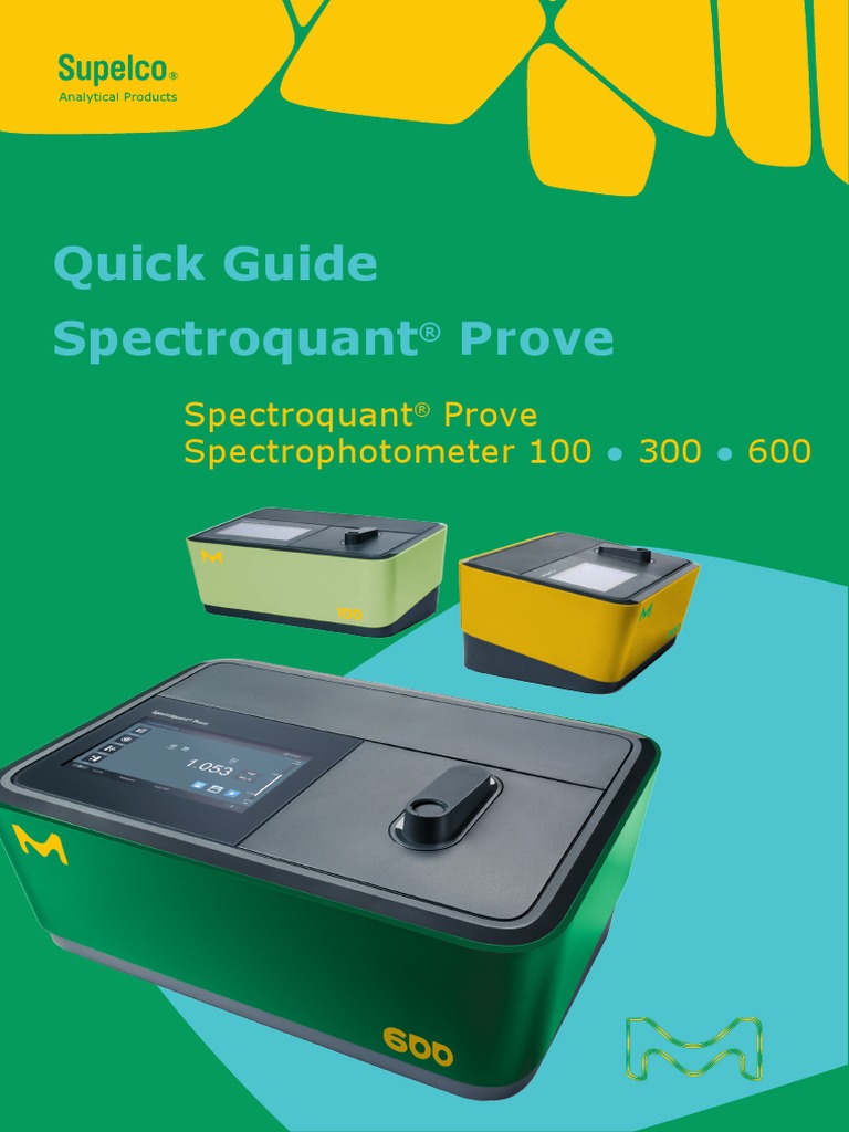 Quick Guide Spectroquant Prove | PDF | Menu (Computing)