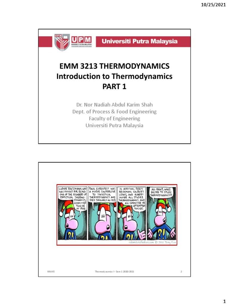 Introduction to Thermodynamics Concepts | PDF | Temperature ...