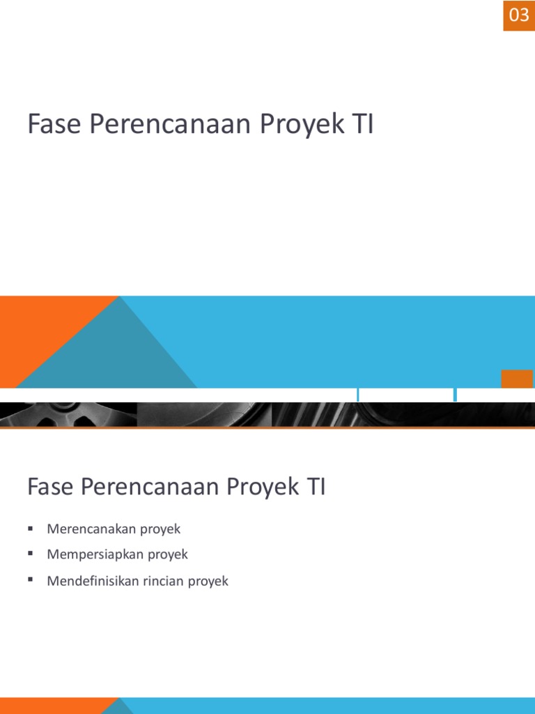 03 - Fase Perencanaan Proyek TI | PDF