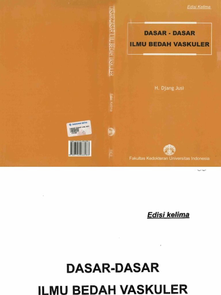 Dasar-Dasar Ilmu Bedah Vaskuler | PDF